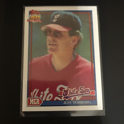 1991 topps 40 years of baseball Jeff Torborg Manager #609 White Sox | eBay