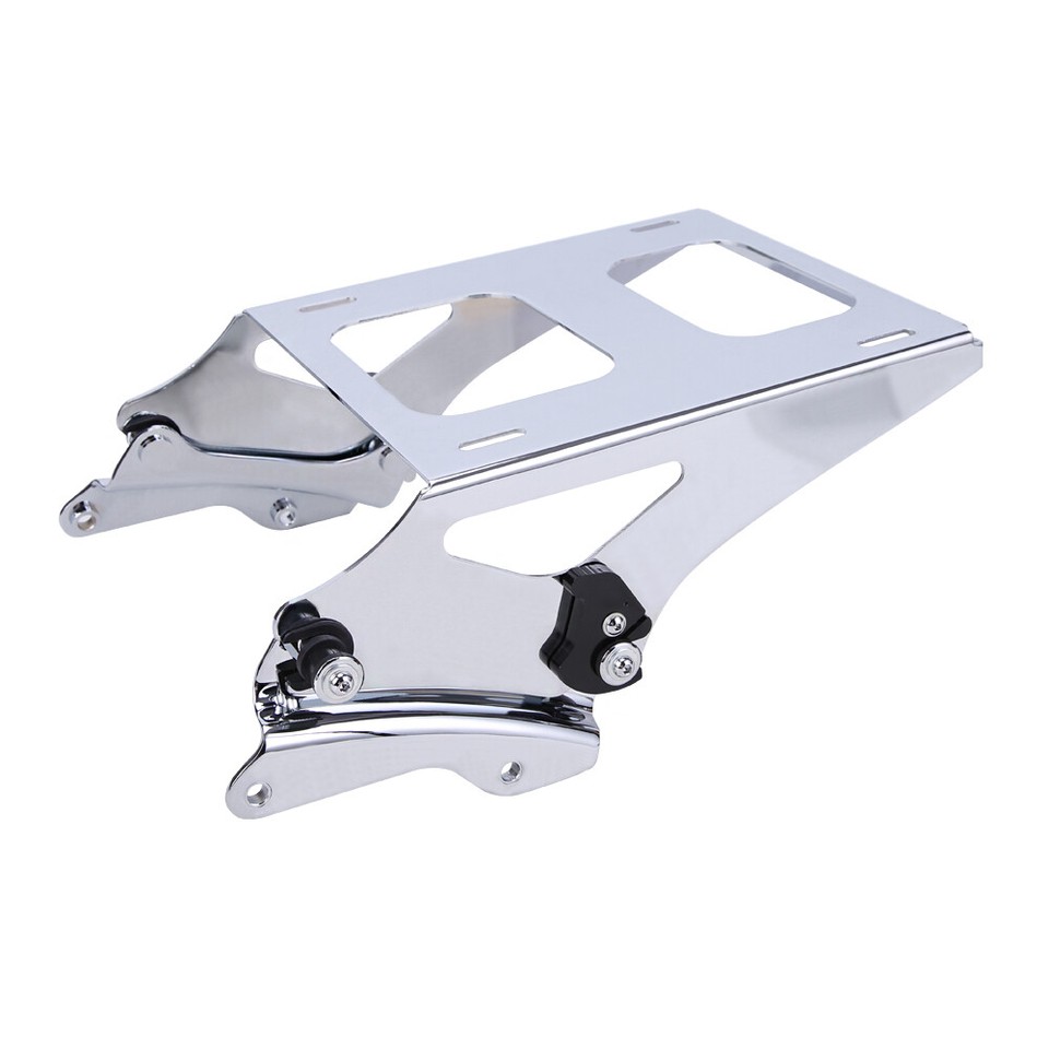 Detachable Tour Pack Mount Rack w/ Docking Hardware Kit For Harley ...