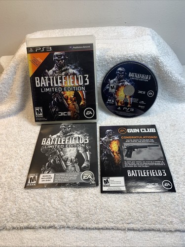 Battlefield 3: Limited Edition PlayStation 3 (PS3), 2011 CIB Tested ...
