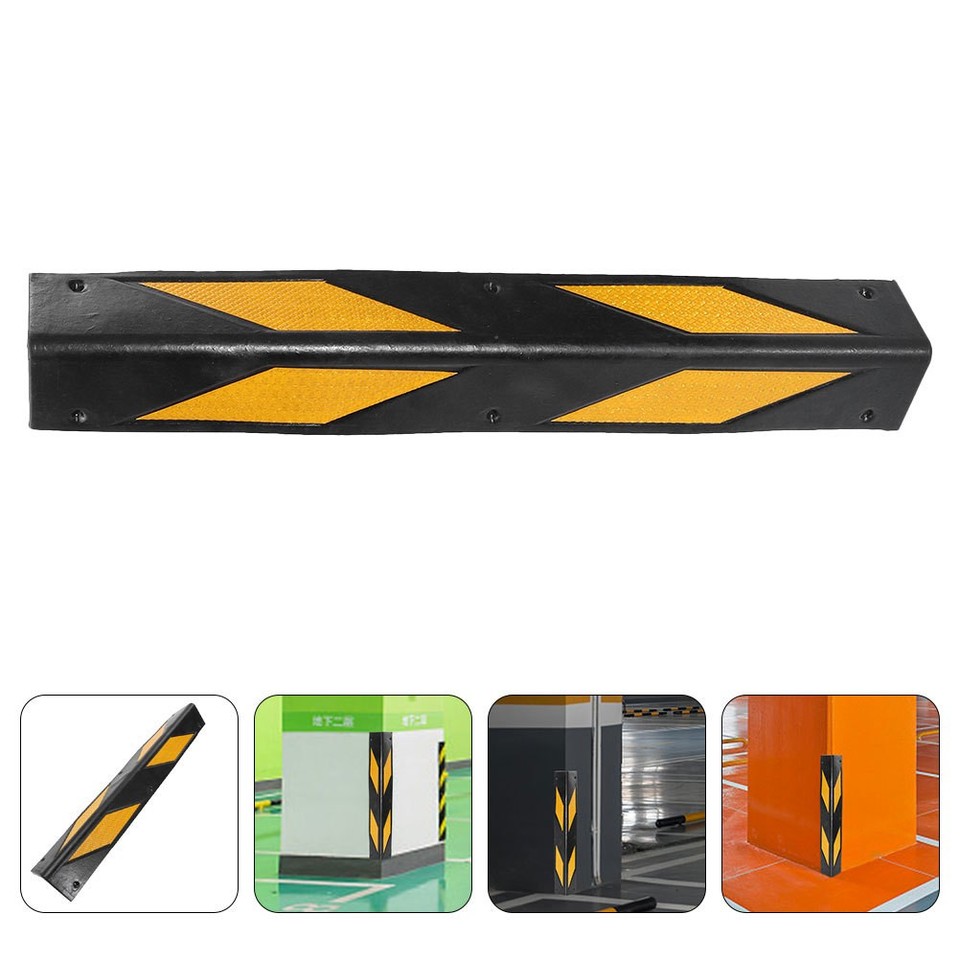 Reflective Corner Guard Rubber Wall Protector Bumper Guards Garage Door ...