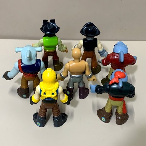 7pcs Imaginext Pirate Adventures Shark Captain Hook Nemo Dave Jones ...