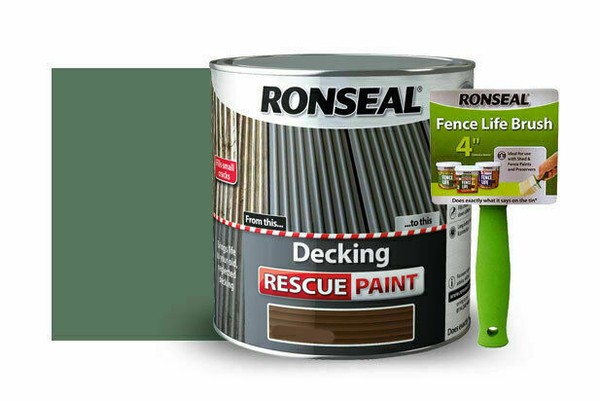 Ronseal Decking Rescue Paint - 5L, Willow for sale online | eBay