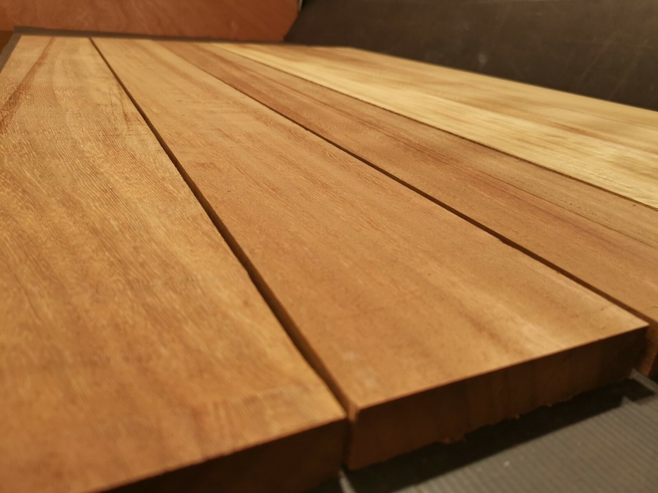 IROKO TIMBER BOAT HARDWOOD WOOD AFRICAN TEAK 120mm x 18mm x 1000mm ...
