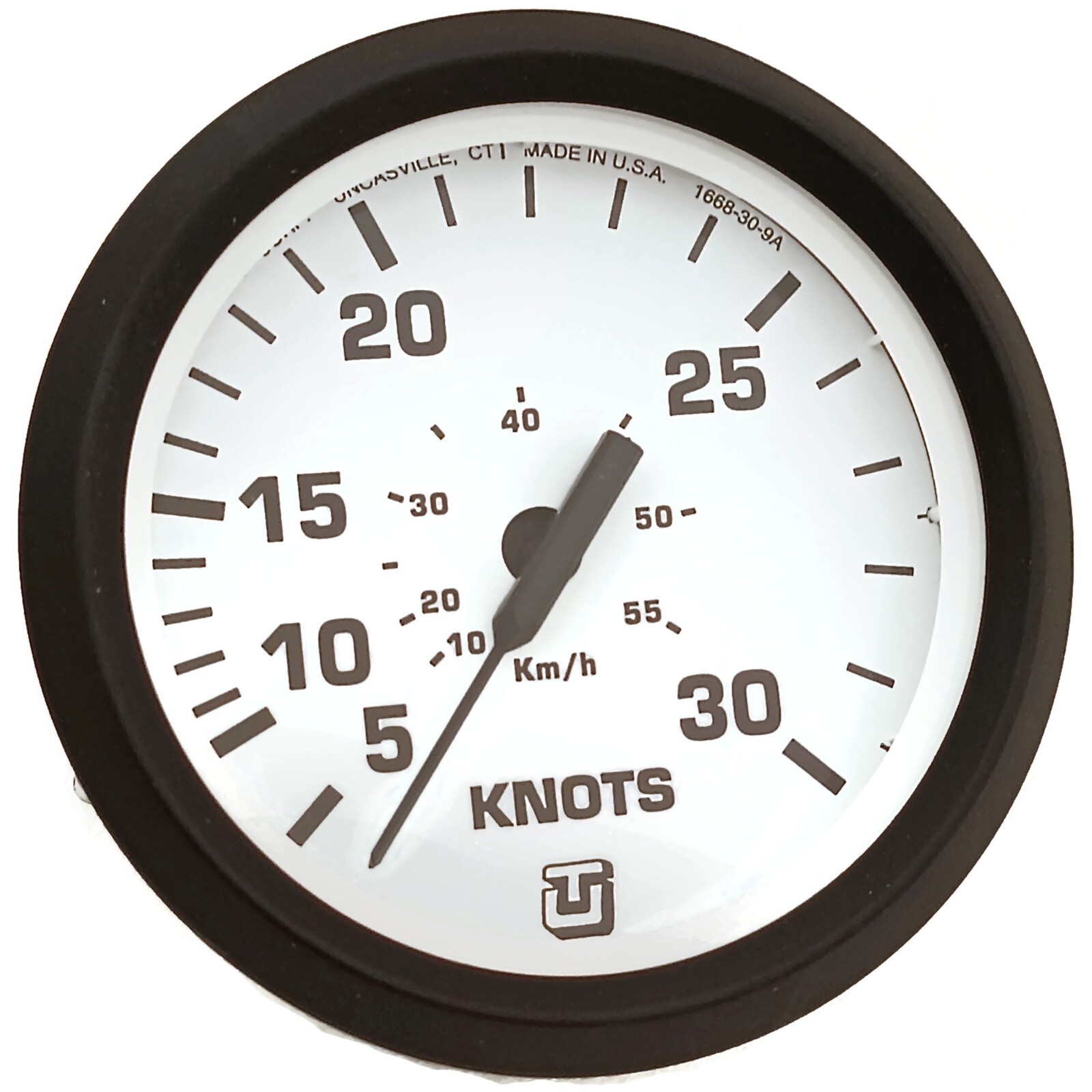 NEW OEM Ultraflex Uflex Analog Speedometer Gauge Knots/Km 12/24V Silver ...