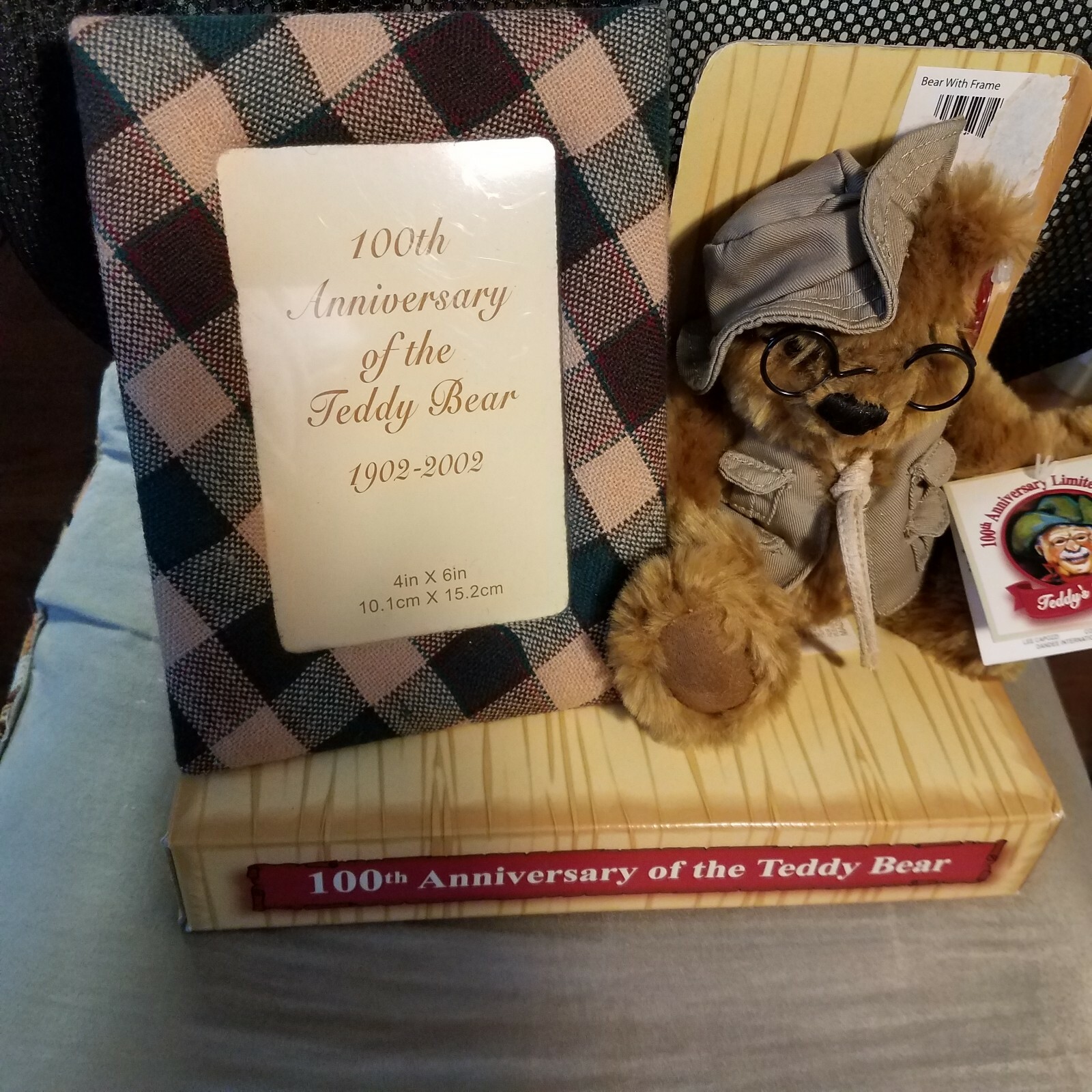 100th Anniversary of the Teddy Bear 1902 to 2002 with frame by Dan Dee ...