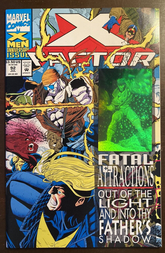 X-Factor #92 Fatal Attractions Holo-Flash Cover | eBay