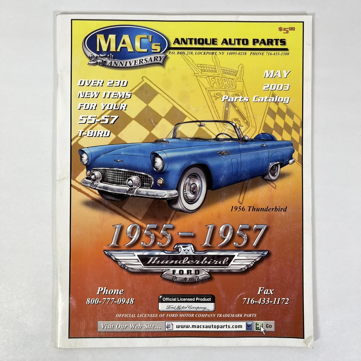 1956 T Bird Parts
