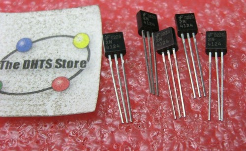 2N4124 Fairchild NPN Silicon Transistor TO-92 - NOS Qty 5 | eBay
