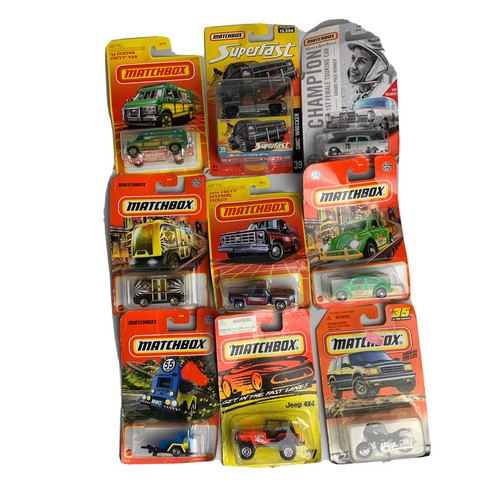 Lot Of 9 Vintage Matchbox Cars / Self Driving Bus, Volkswagen, Speed ...