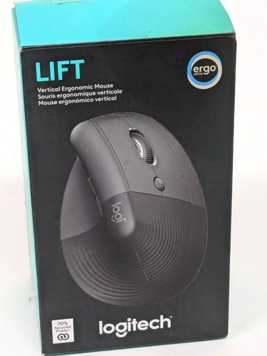 Logitech LIFT ergo mouse COLOR: BLACK- FAST SHIPPING- BRAND NEW ...