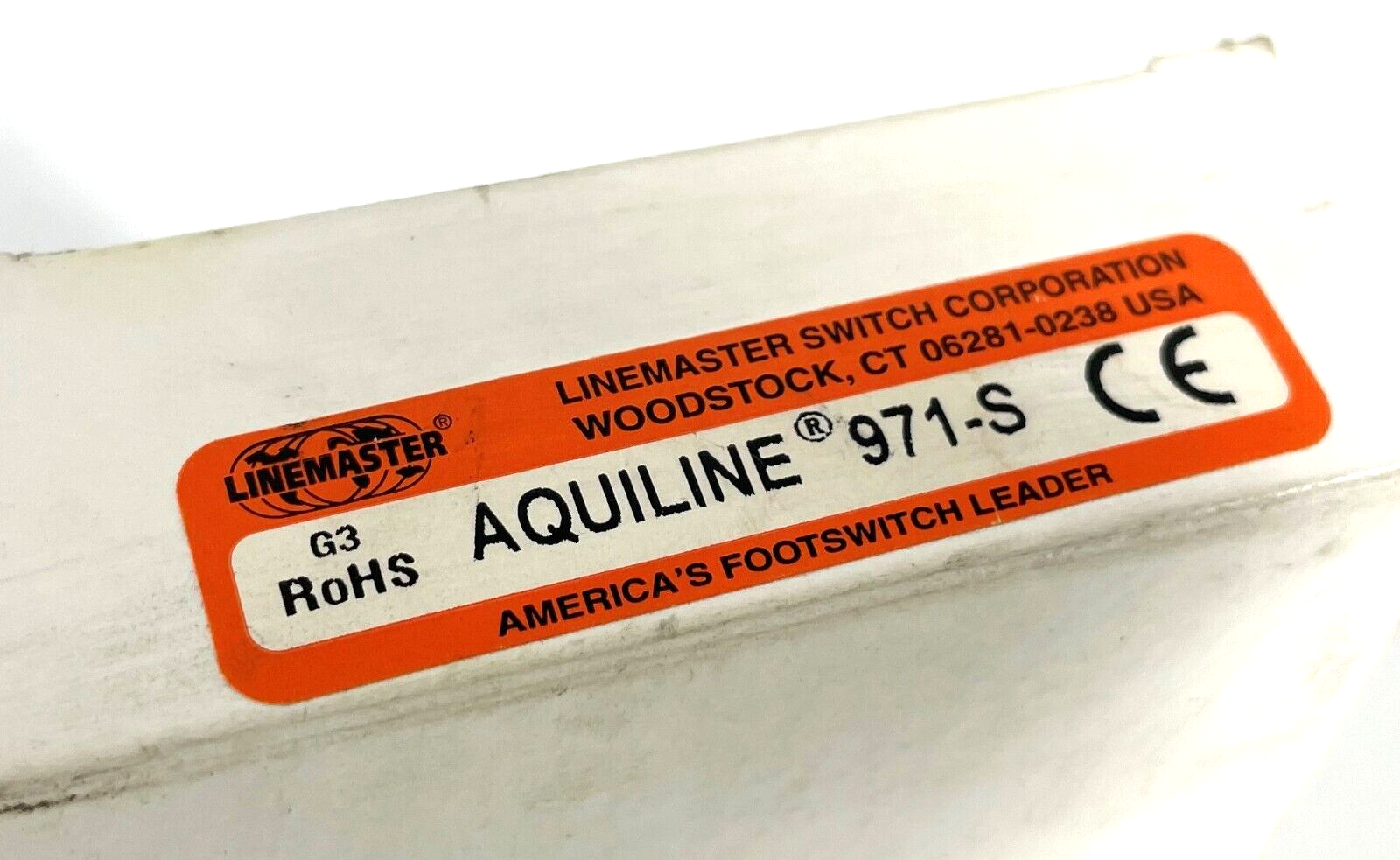 LINEMASTER 971-s Aquiline Foot Switch Electrical Plastic Single Pedal ...