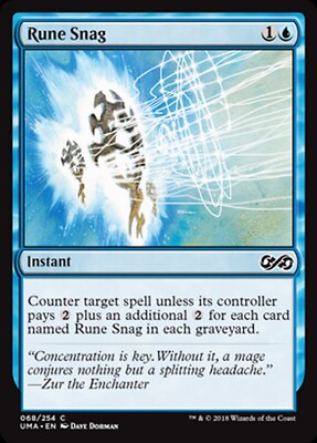 MRM ENGLISH 4x Accroc de rune - Rune Snag MTG magic UMA | eBay
