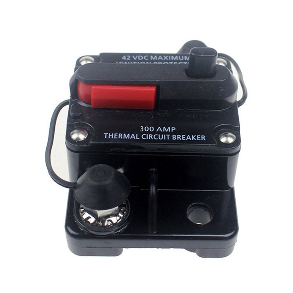 300A Circuit Breaker Dual Battery IP67 12V 24V Fuse Manual Reset ...