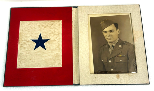 WWII US Army Soldier Son In Service Matted Folder Portrait Photo | eBay