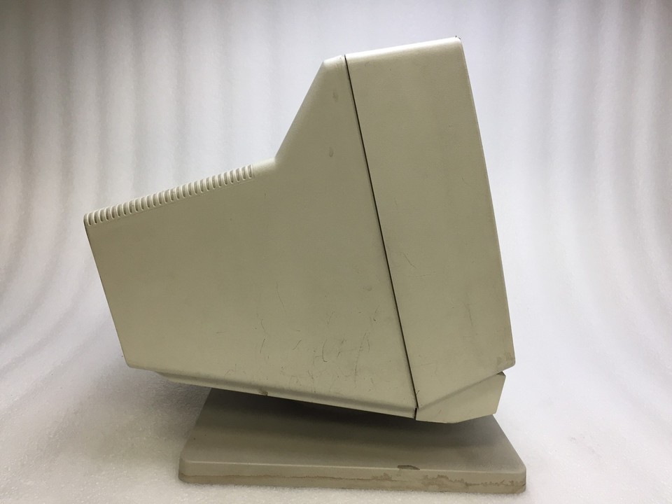 Vintage IBM 3476 Green Twinax 14in Display Terminal Workstation Monitor ...