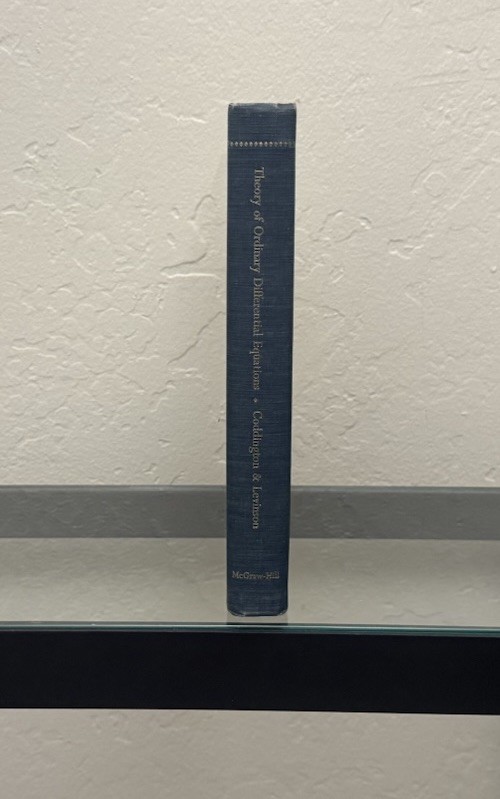 Theory of Ordinary Differential Equations by E. A. Coddington & N ...