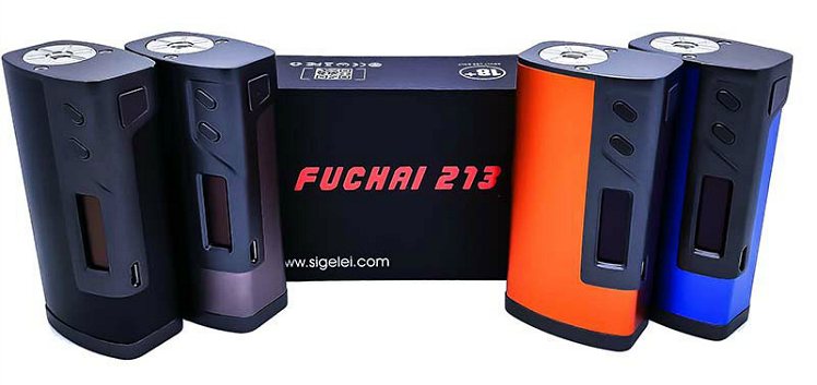 Sigelei FUCHAI 213W TC Box Mod Box Mod Vape E-cigarette Mod | Dual ...
