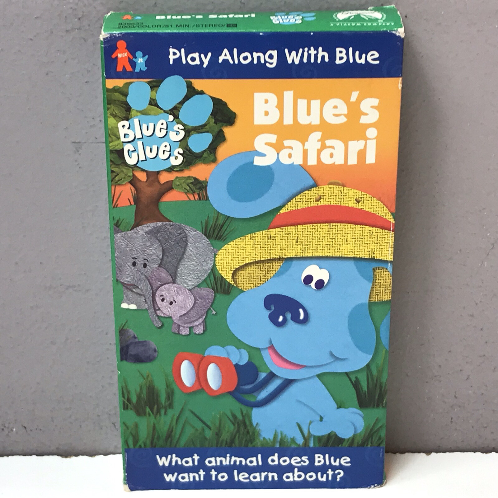 Nick Jr Blue S Clues Blue S Safari Vhs Nickelodeon Picclick | The Best ...