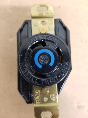 Hubbell HBL2620 30 A 250 V 2 Pole 3 Wire GRND Receptacle/Outlet | eBay