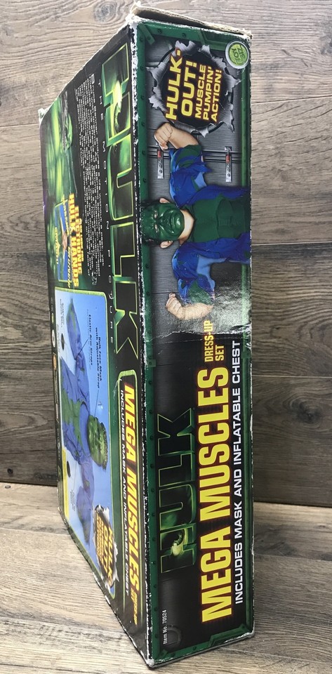 THE INCREDIBLE HULK Mega Muscles DRESS-UP Set TOYBIZ OFFICIAL Movie ...