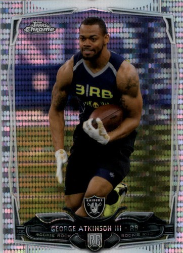 2014 Topps Chrome Mini Pulsar Refractors Card #148 George Atkinson III ...