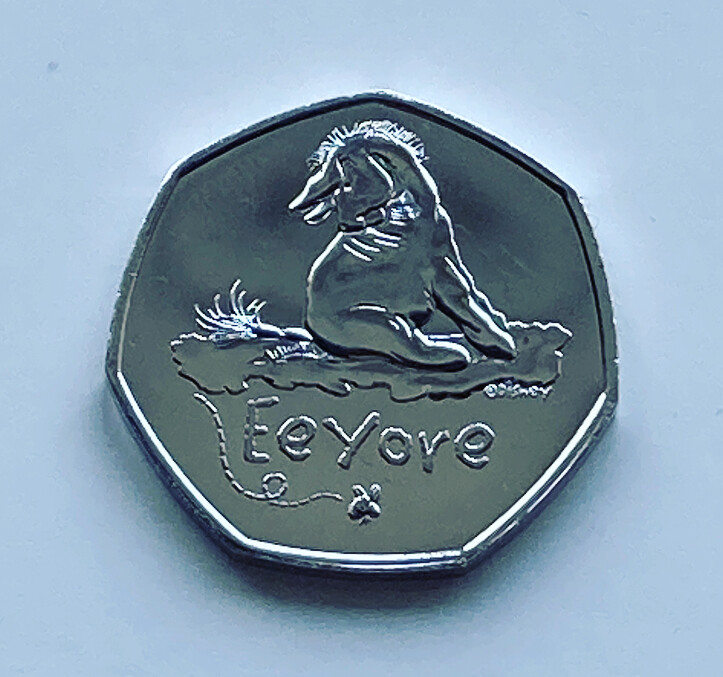 2020-2022 Winnie the Pooh 50p Coins Fifty Pence Inc Tigger, Piglet ...