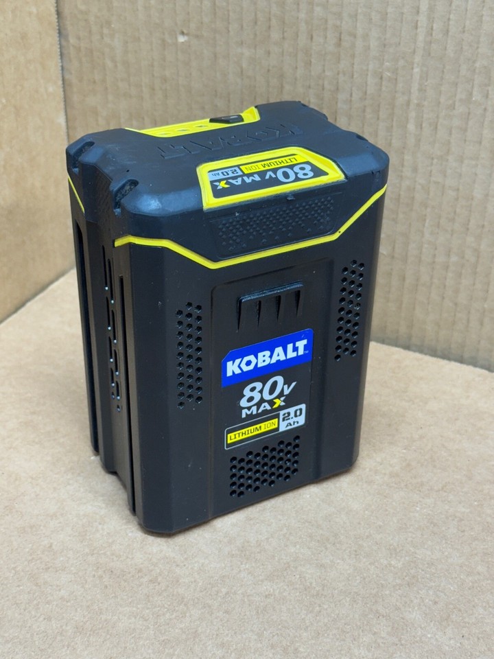 KOBALT [KB 280-06] GENUINE 80V MAX 2.0AH LITHIUM-ION BATTERY - [YELLOW ...