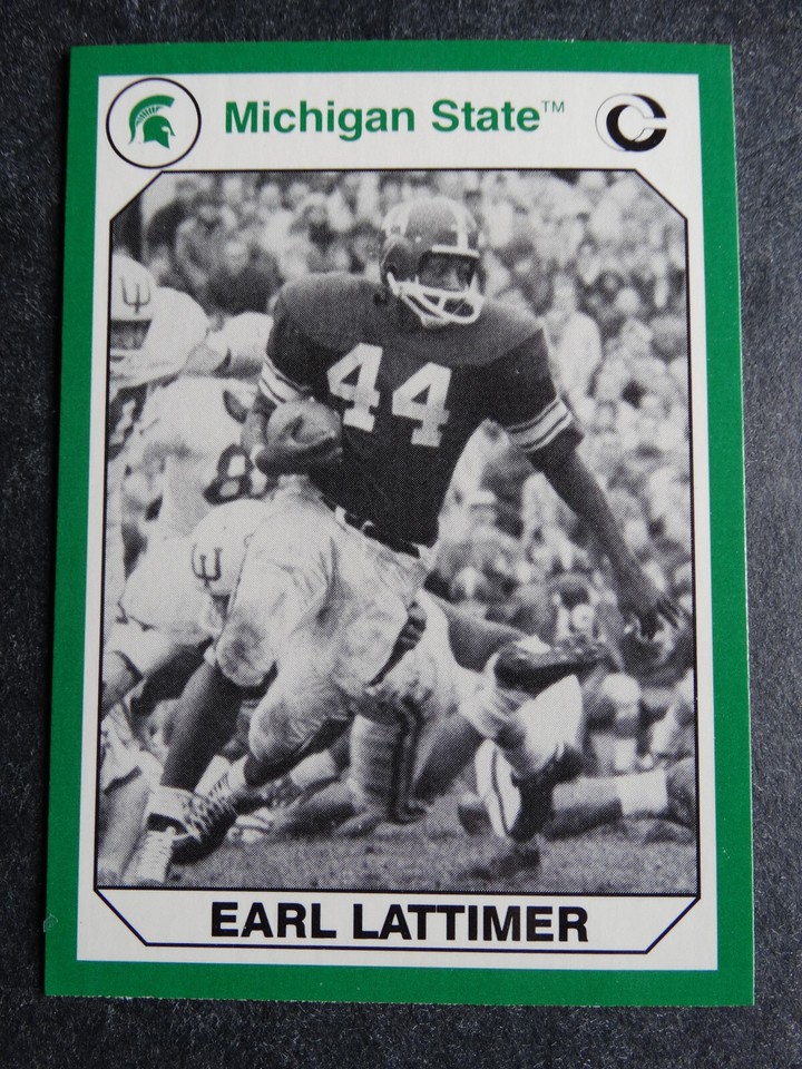1990 Collegiate Collection Michigan State Football Card Complete Your ...