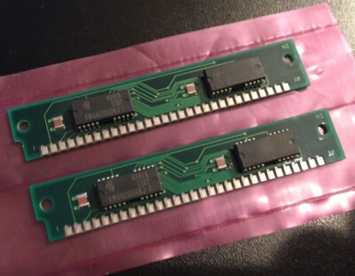 2x 1MB 30-Pin 2-Chip Non-Parity 70ns FPM Memory SIMMs 2MB RAM Apple Mac ...