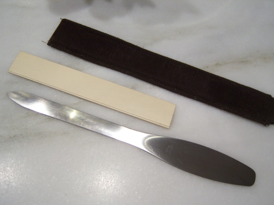 ZIPPO STAINLESS STEEL LETTER OPENER Vintage Arizona ReBar Business 9 ...