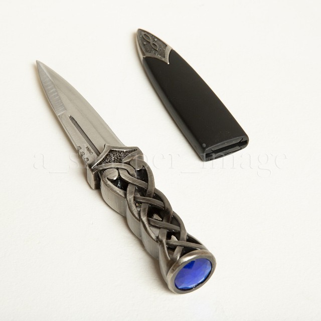 Celtic Knot 'Jeweled' Athame Wicca Wiccan Pagan Ceremonial Knife 9.25 ...
