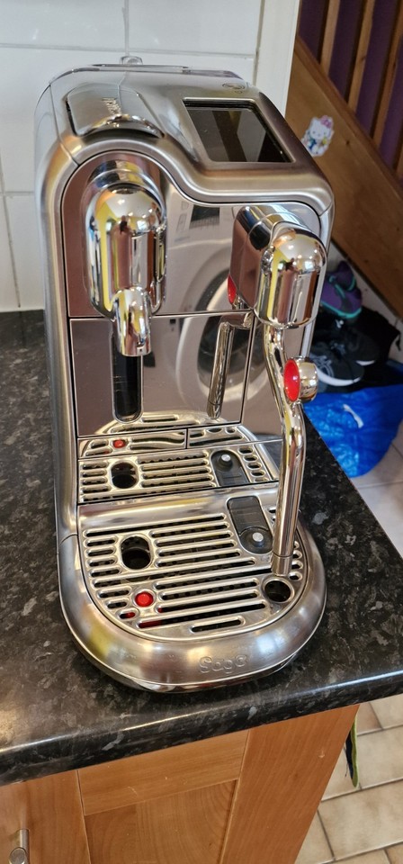 Sage Nespresso Creatista Pro Pod Coffee Machine Silver | eBay UK