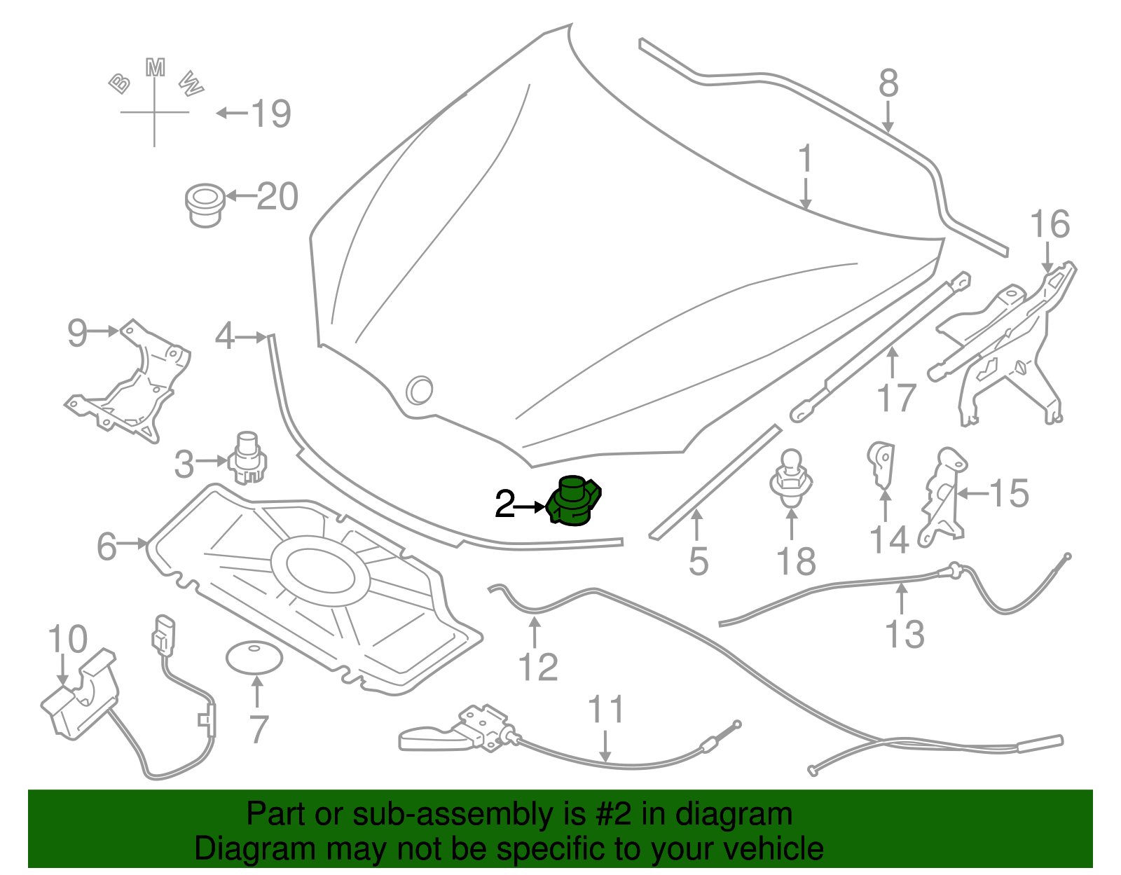 BMW 51247072496 Genuine OEM Factory Original Trunk Lid Bumper for sale ...