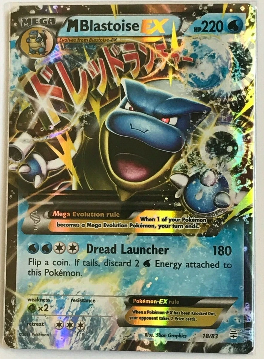 Blastoise Mega Evolución X Y Tarjeta Y