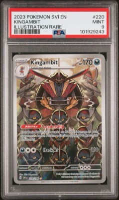 2023 POKEMON SVI EN-SCARLET & VIOLET ILLUSTRATION RARE #220 KINGAMBIT ...