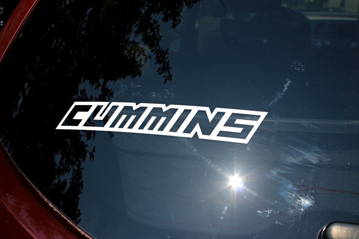 Cummins Window Stickers