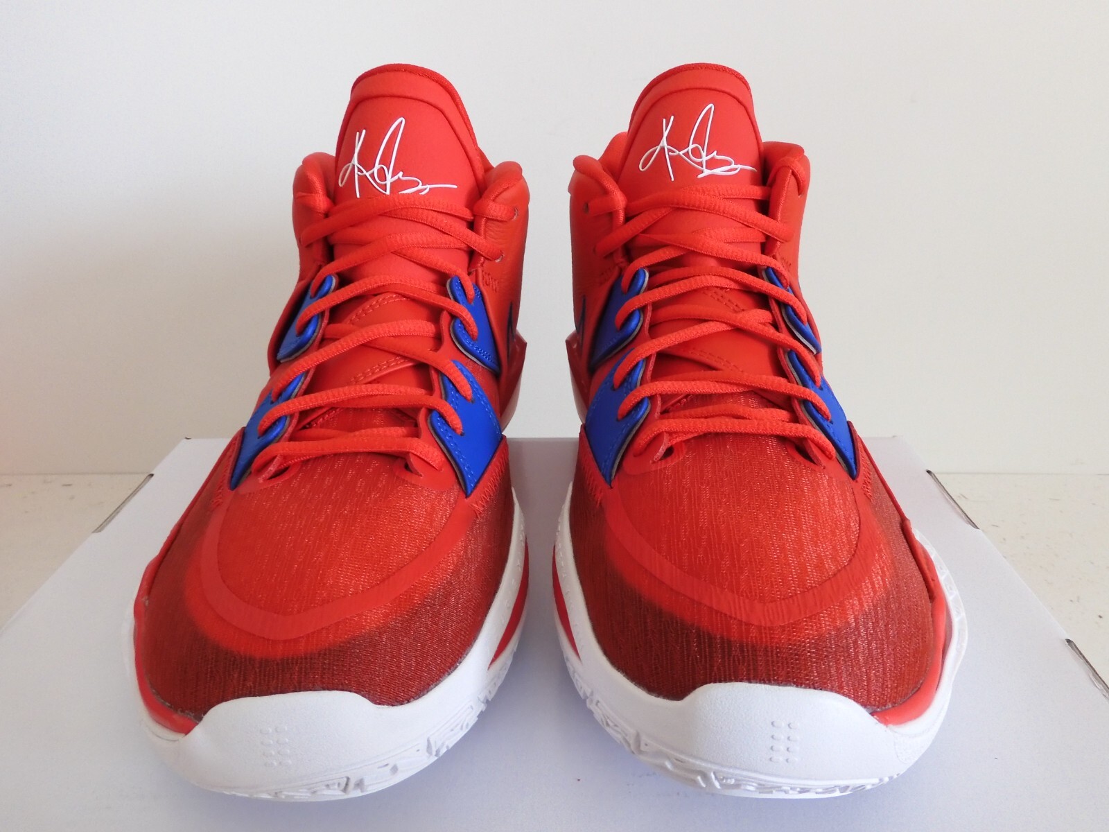 NIKE KYRIE 8 INFINITY NIKE BY YOU ID RED-SPORT BLUE-WHITE SZ 11.5 ...