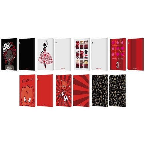 OFFICIAL AC MILAN CHILDREN LEATHER BOOK WALLET CASE FOR HUAWEI XIAOMI ...