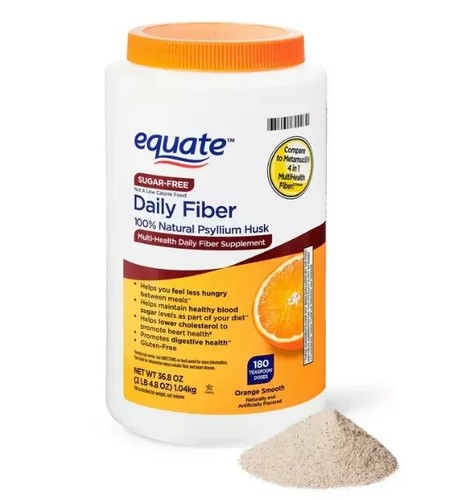 Equate Sugar-Free Daily Fiber Powder, Orange Smooth, 36.8 Oz | eBay