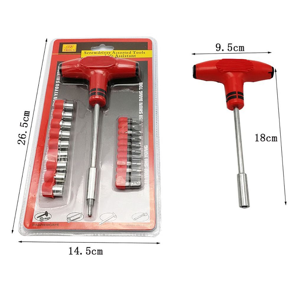 21Pcs/set Hex Socket Screwdriver Bit Set Combination Phillips Torx ...