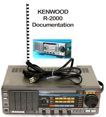 KENWOOD R-2000 SHORTWAVE HAM RECEIVER AM SSB w/ YG-455C 500hz CW FILTER ...