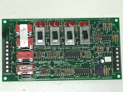 WHEELOCK INC. 4 ZONE SPLITTER SPL 107369 BOARD MODULE rev. c P83417 ...