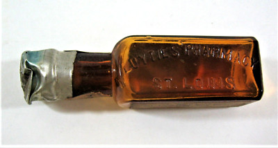 Vtg Luyties Homeopathic Pharm Corked Cimicifuga Quack Medicine Bottle ...