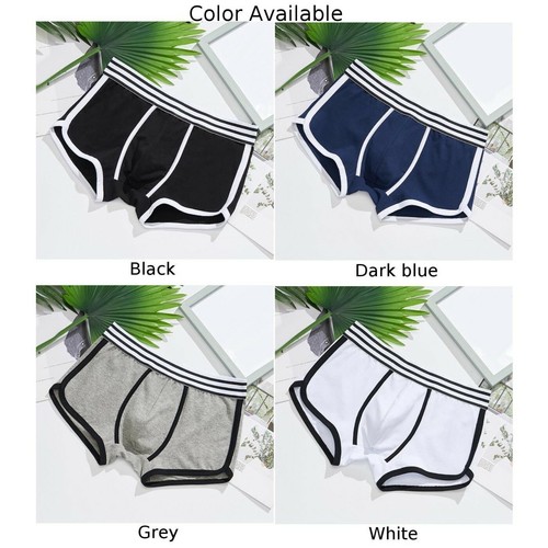 Men's Low-rise Sexy Comfy Boxer Briefs Pouch Shorts Trunks Underwear ...