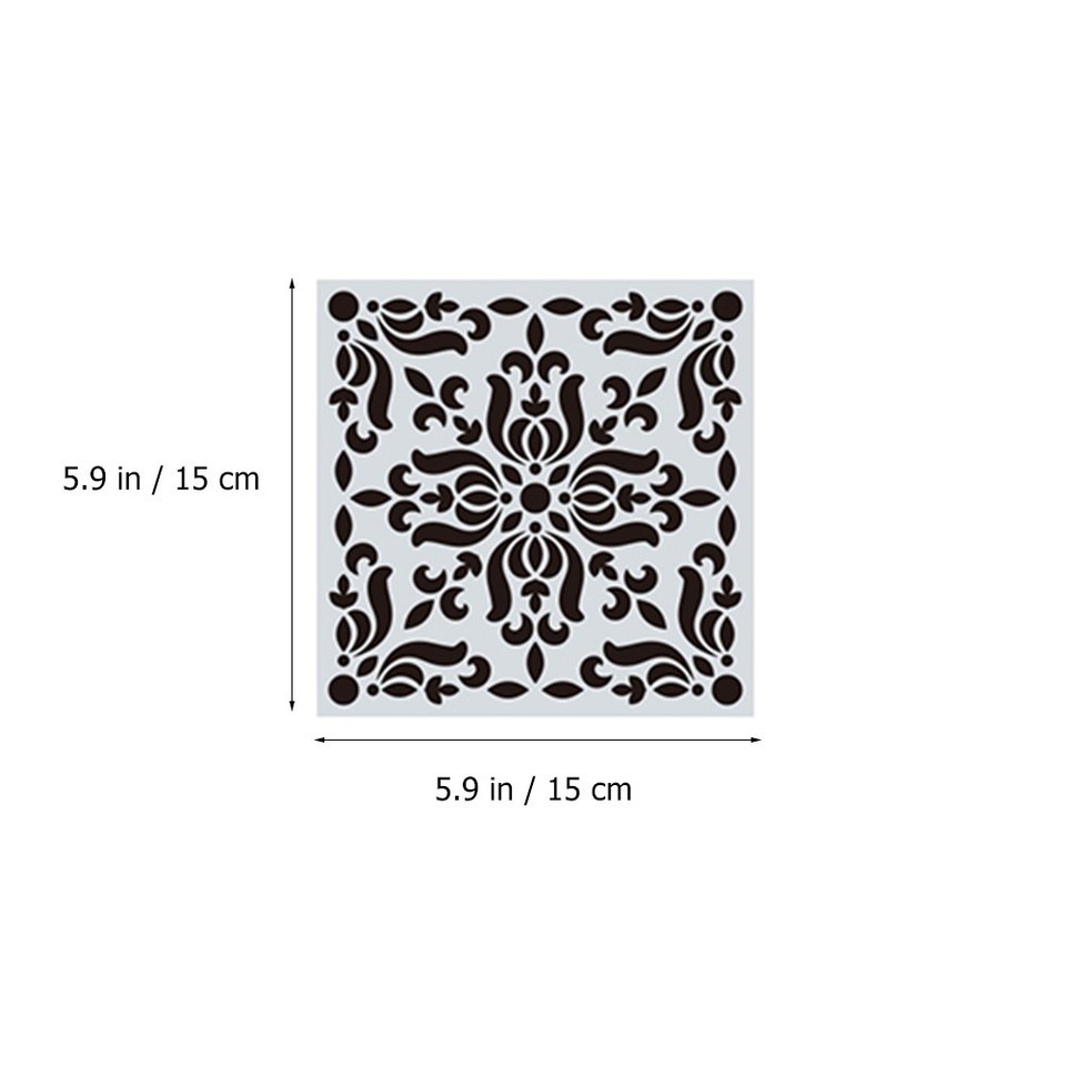16 Pcs Brick Stencil for Wall Multiple Patterns Painting Template | eBay UK