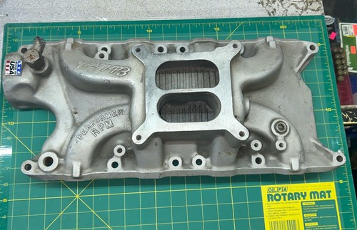Ford 302 Edelbrock 7121 Performer RPM SBF Aluminum Intake 289 331 347 ...