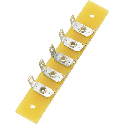 Solder Tag Epoxy Terminal Stripboard 5 Poles 59 x 10mm | eBay UK