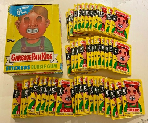 NEW 1987 Topps Garbage Pail Kids Original 12th Series 12 GPK 48 Packs ...