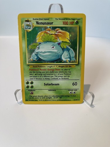 Venusaur Base Set Unlimited Holo 15/102 - Vintage Pokemon Card | eBay