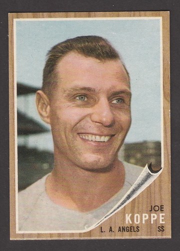 1962 TOPPS BASEBALL # 39 JOE KOPPE INV 1281 | eBay